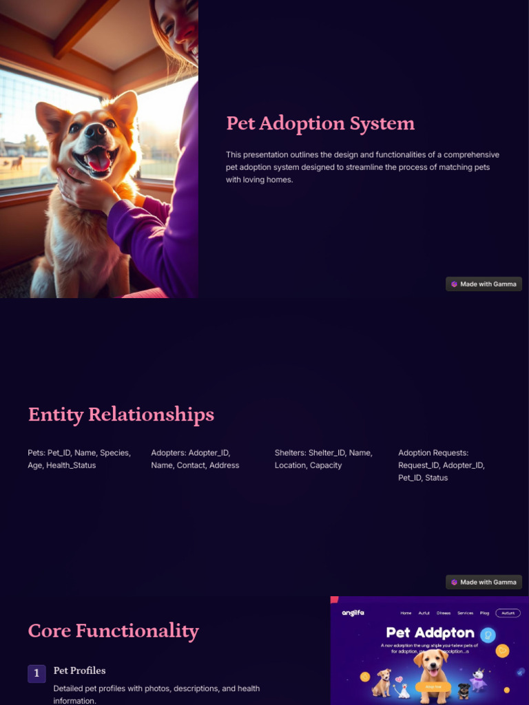 Pet Adoption System | PDF