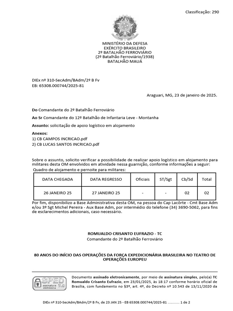 Diex | PDF | Batalhão | Militar