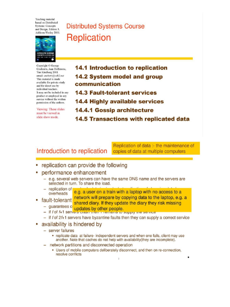 DS MODULE 5 REPLICATION | PDF