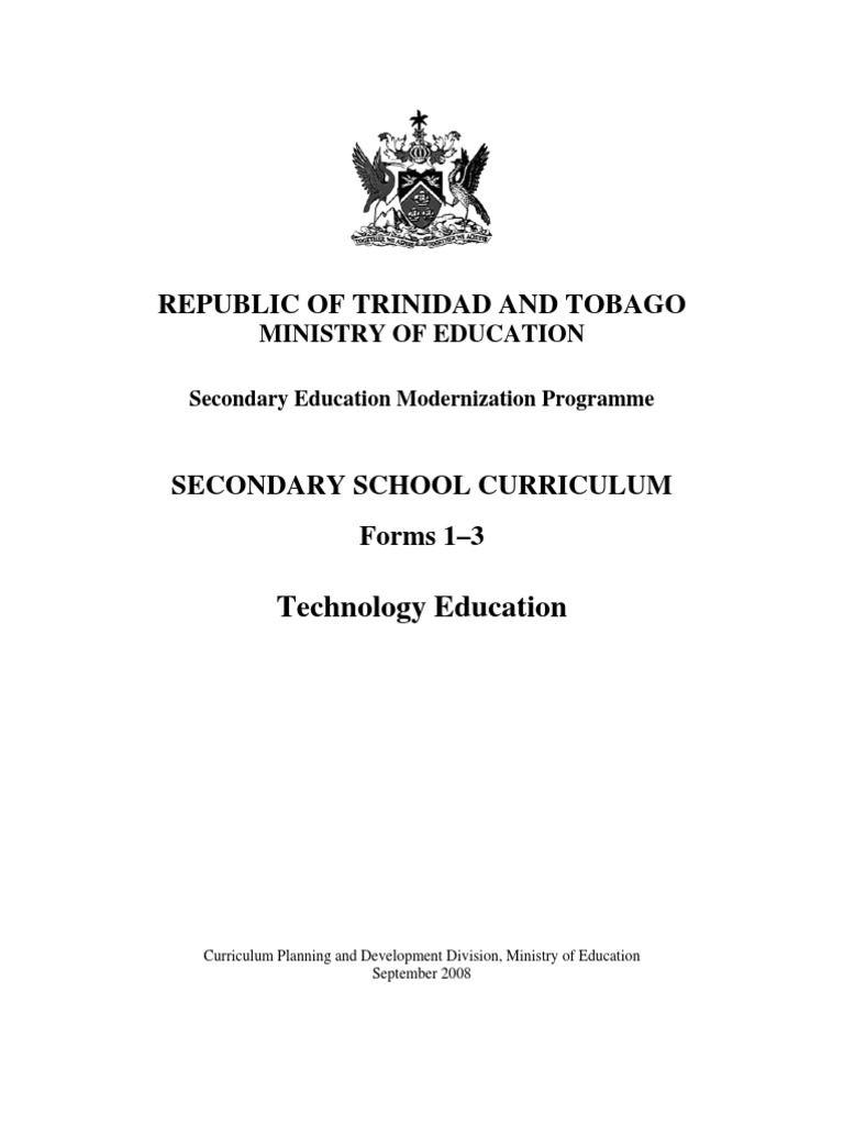 Technology Education Curriculum | PDF | Curriculum | Educational Technology