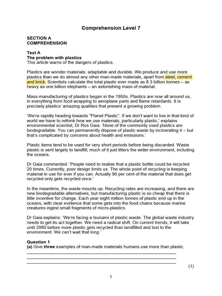 level_7 | PDF | Plastic | Recycling