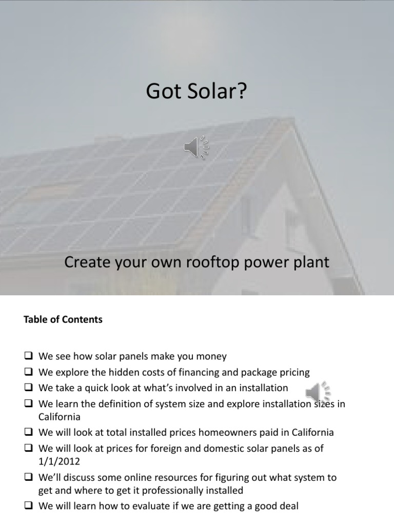 Solar Panel Installation Guide for Homeowners | PDF | Solar Power ...