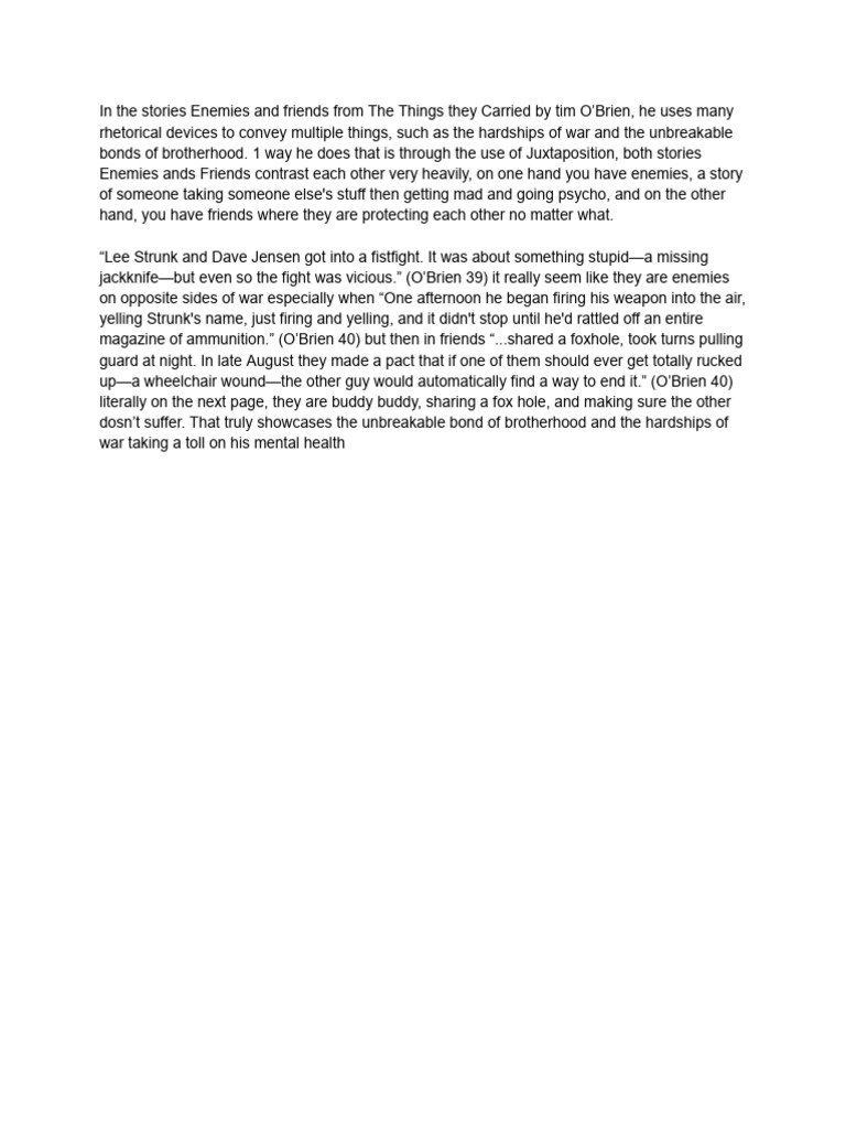 TTTC 2 Paragraph 2 Story Analysis | PDF