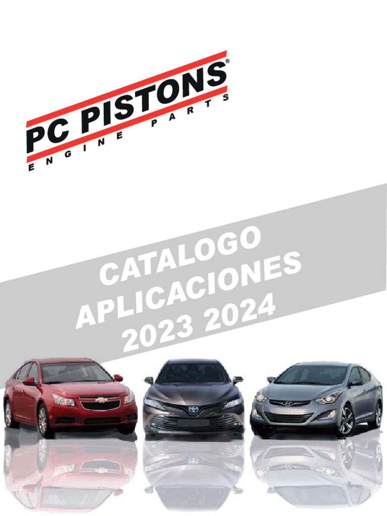 Catalogo PC Pistons 2024 Compressed | PDF | Pistón | Coche