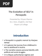 Analysis of Marjane Satrapi's Persepolis | PDF
