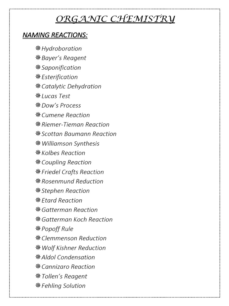 Riemer-Tieman Reaction Overview | PDF