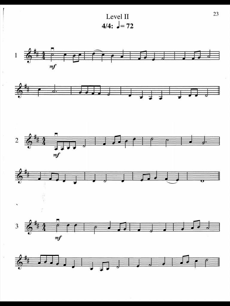 2:2 Sight Reading | PDF