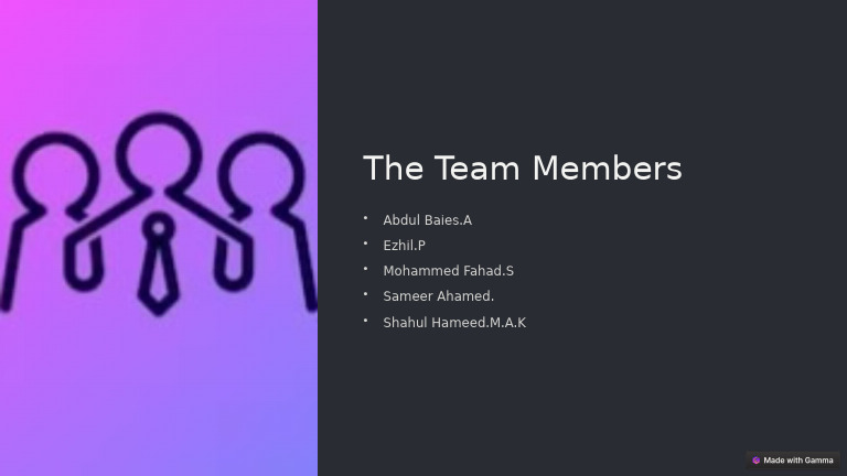 The Team Members | PDF