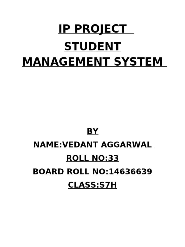 Vedant Aggarwal Ip Project (1) | PDF | Computer Programming | Computing