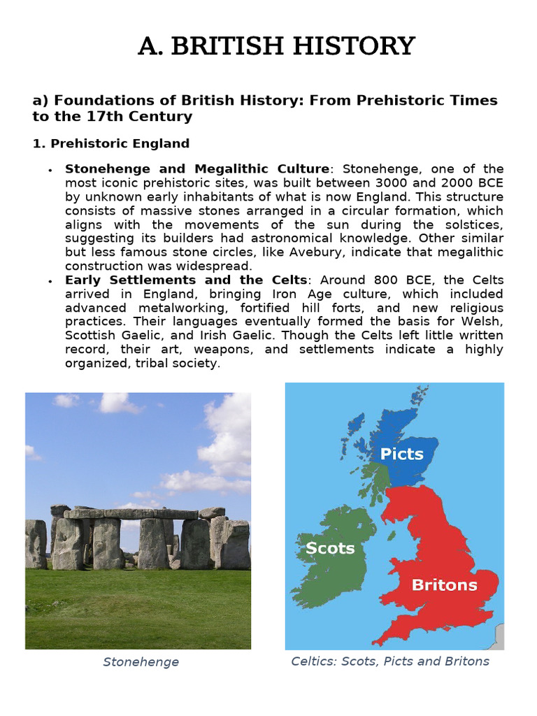 British History | PDF | British Empire | English Civil War