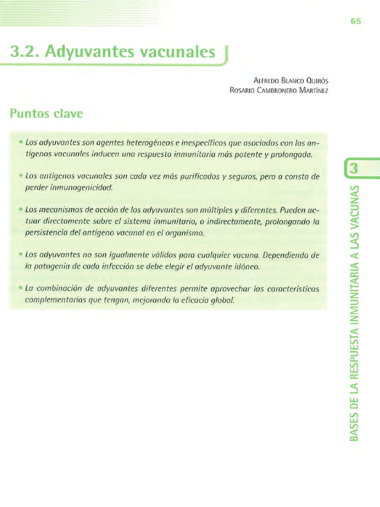Adyuvantes Vacunales | PDF
