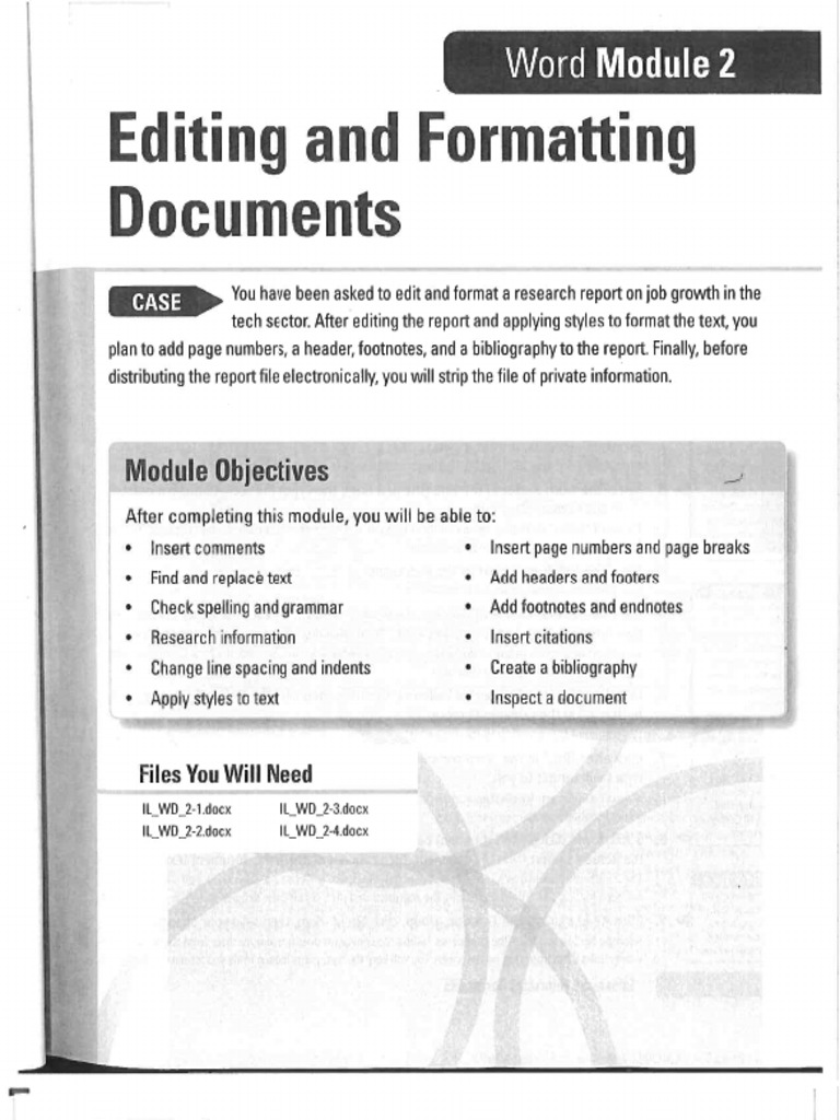 MS Office 2019 - Word - Mod 2 | PDF
