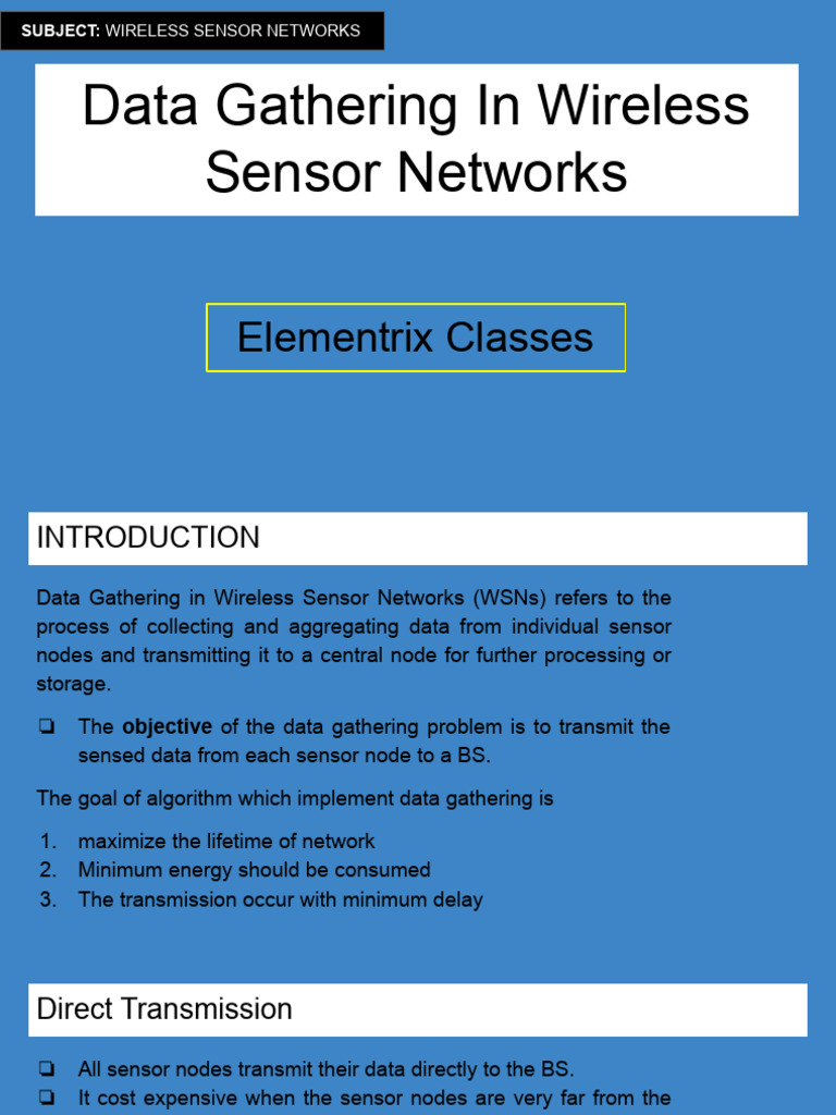 22 Data-Gathering-In-Wireless-Sensor-Networks | PDF | Wireless Sensor Network | Telecommunications