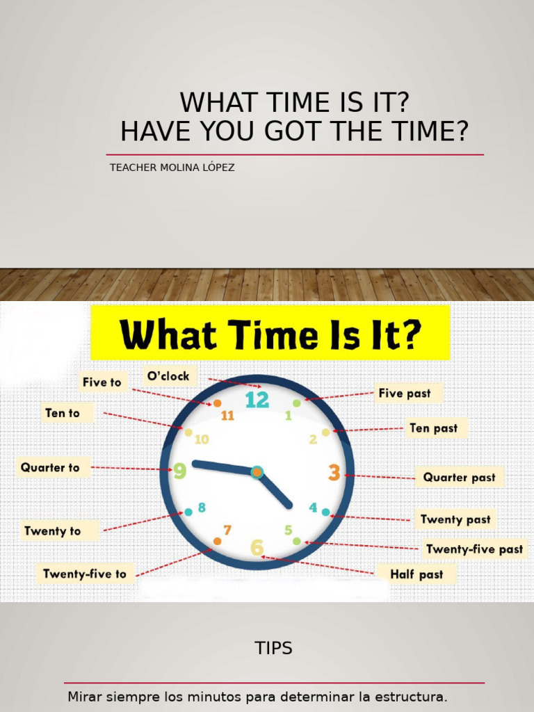 What Time Is It | PDF