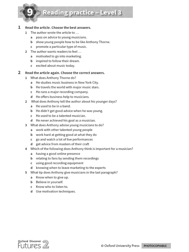 ODF2_Unit_9_Reading_practice_L3 | PDF