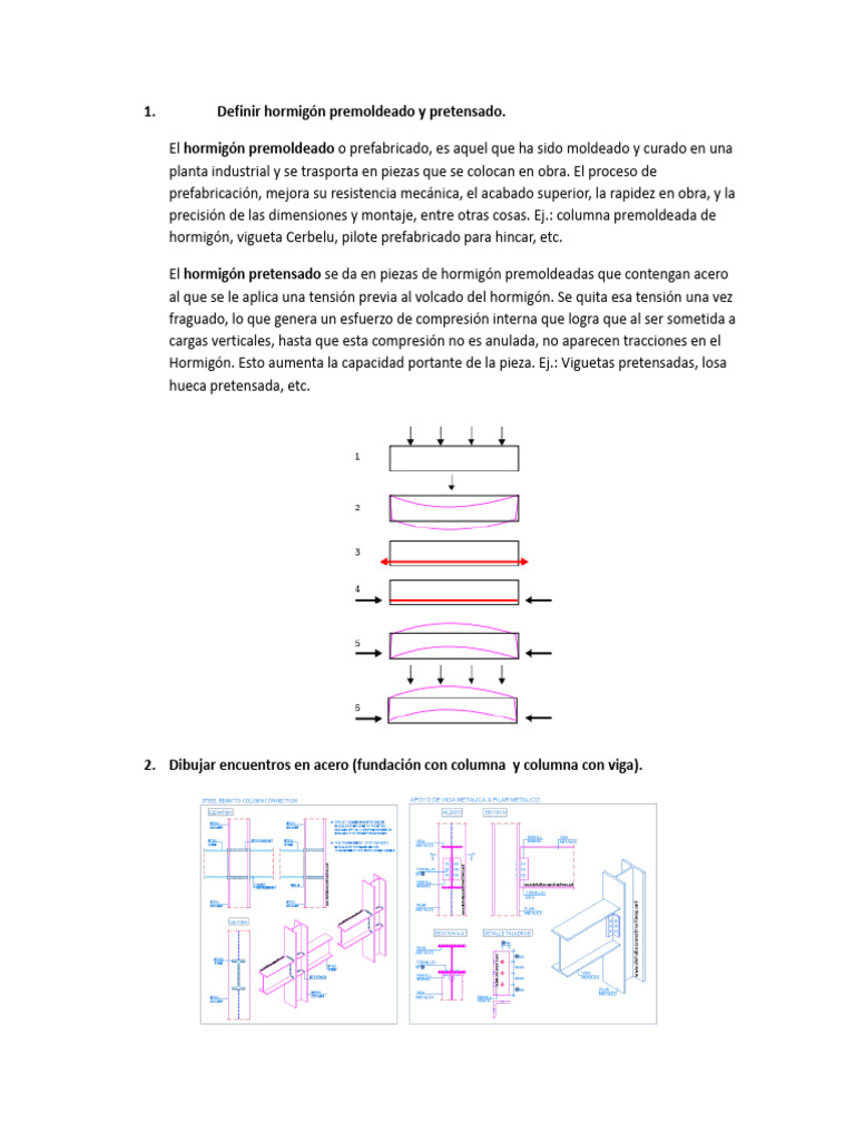 Teoría para Finales de C2 | PDF | Hormigón | Acero