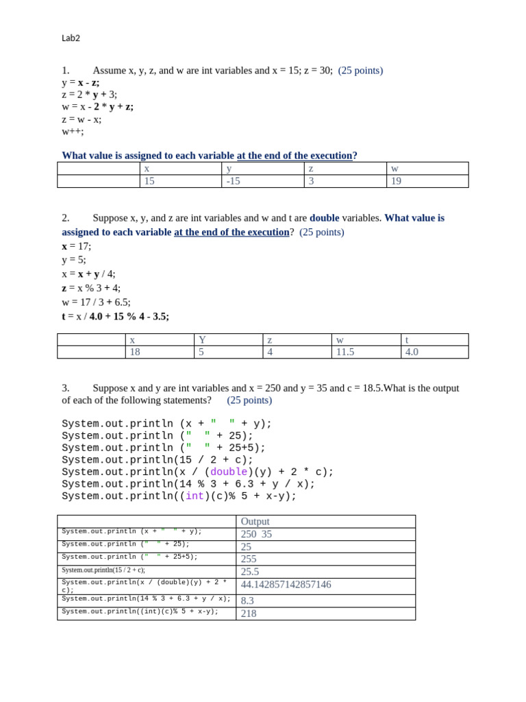 Lab2 1 | PDF | Integer (Computer Science) | Programming Paradigms