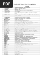List of 100 Facial Expression Words | PDF | Smile | Facial Features