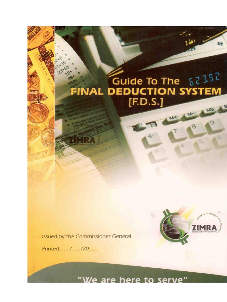 FDS Guide 2014 1 | PDF | Taxes | Tax Deduction