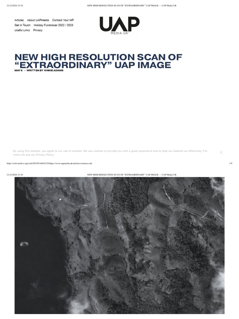 NEW HIGH RESOLUTION SCAN OF "EXTRAORDINARY" UAP IMAGE - UAP Media UK ...