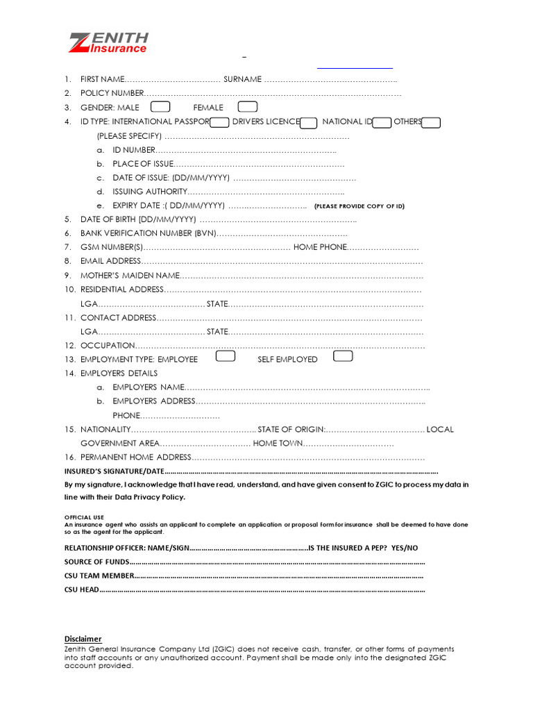 Individual Kyc Form 2024 | PDF