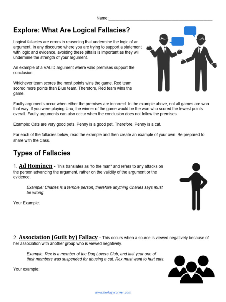 What Are Logical Fallacies | PDF | Argument | Fallacy
