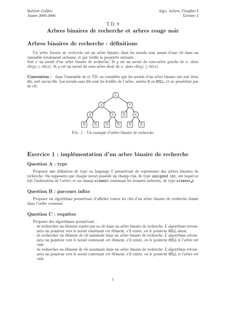 Algo Td3 | PDF | Algorithmes et structures de données