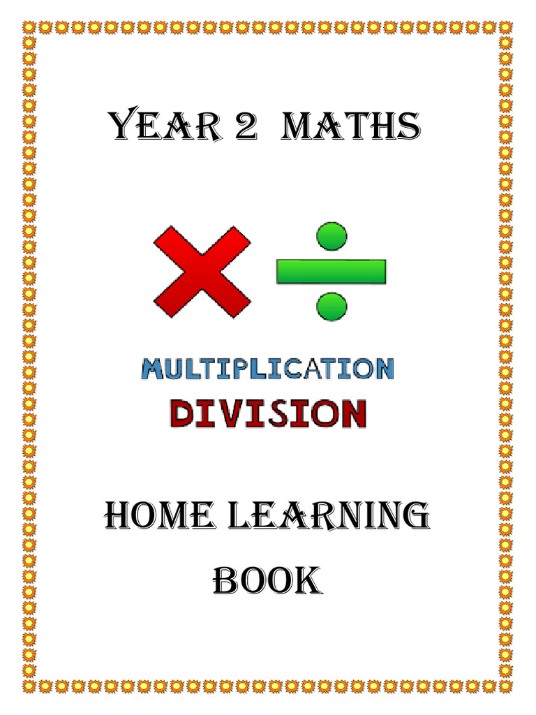 Maths Multiplication and Division Booklet | PDF