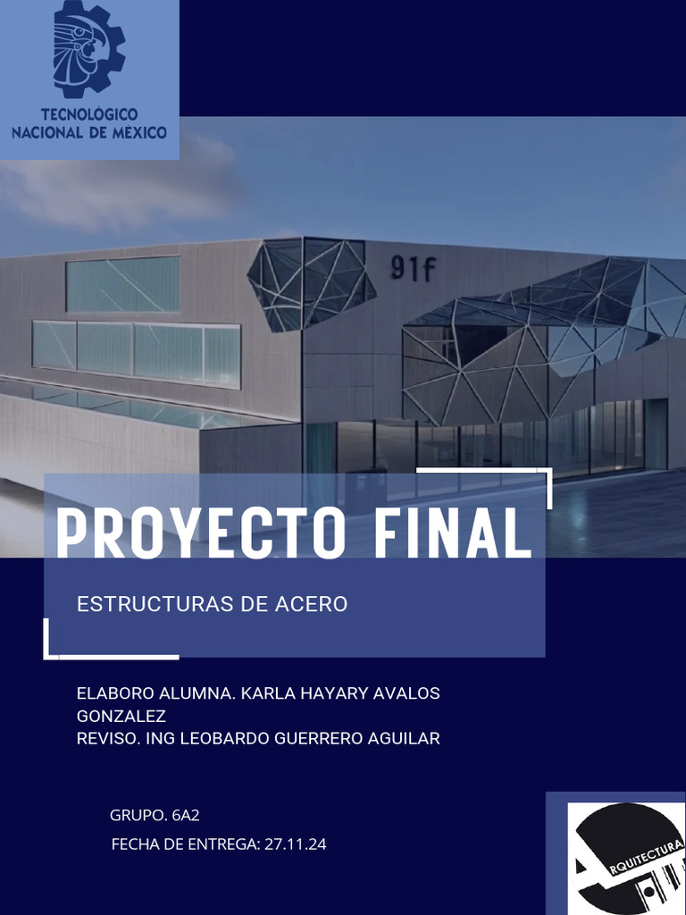 Proyecto Estructuras Acero | PDF | Acero | Rieles
