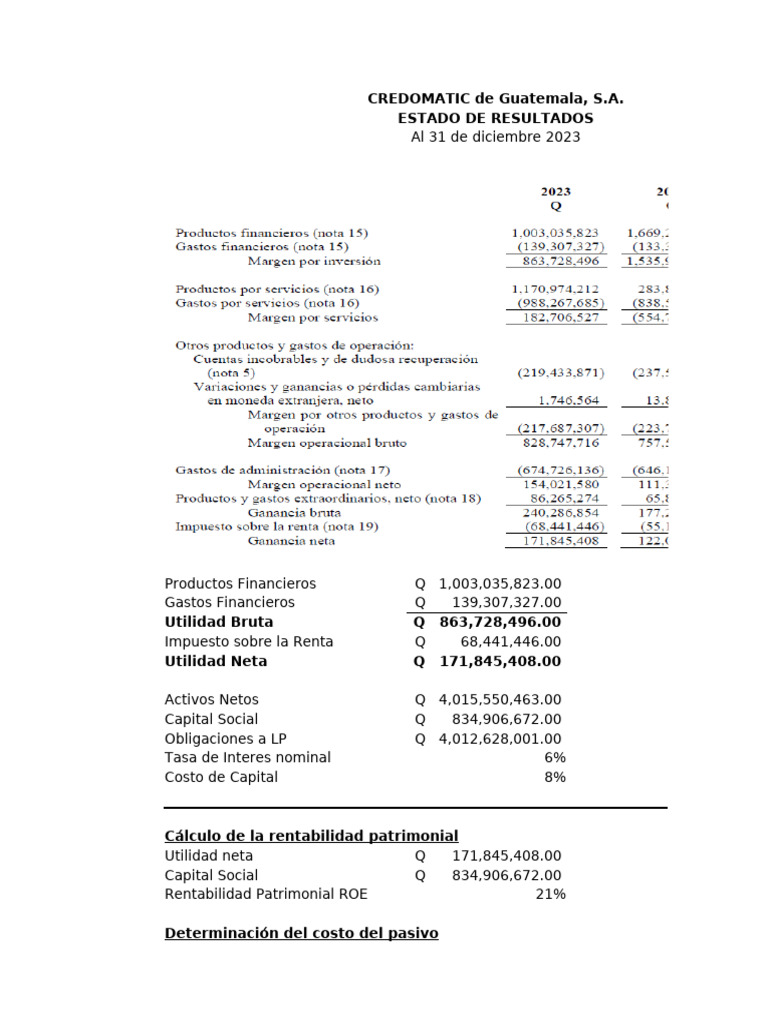 Bac Credomatic EVA | PDF