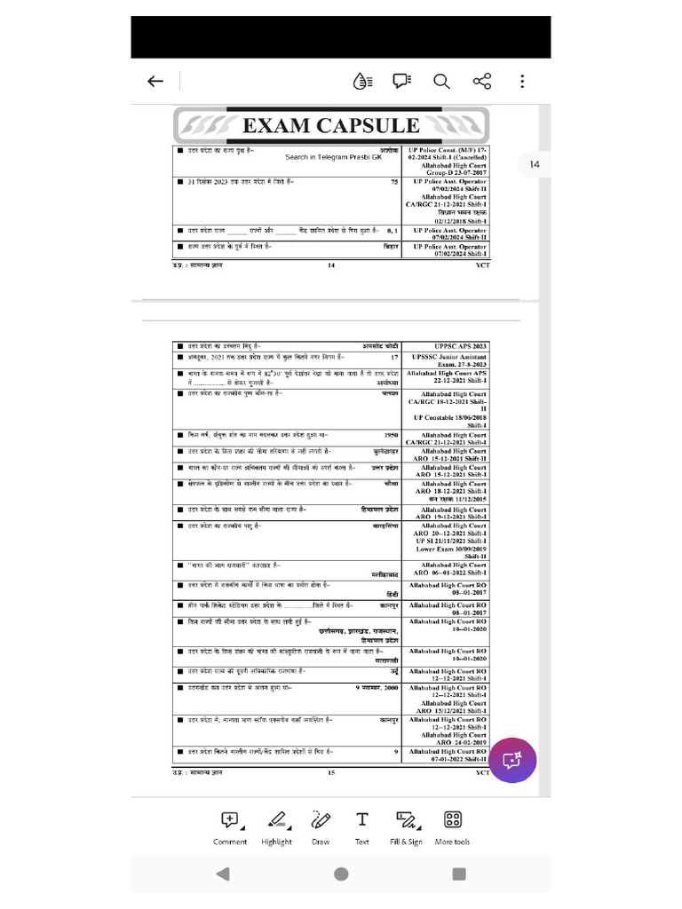 Up - GK Pyq PDF | PDF