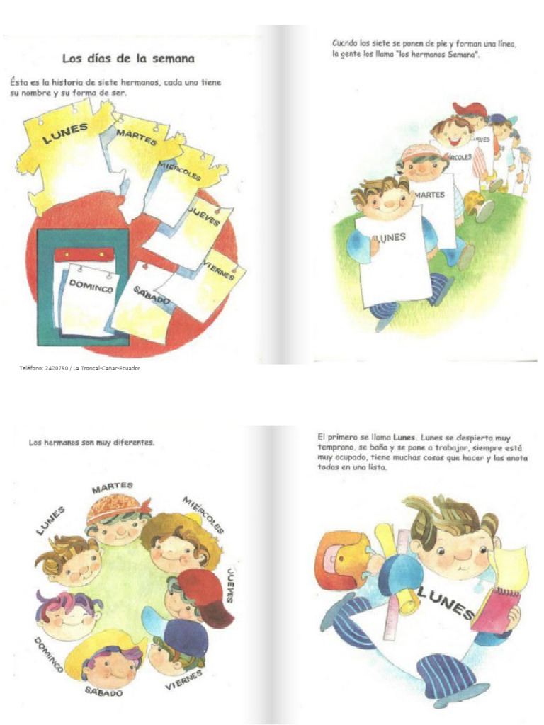 Cuento de Los Dias de La Semana | PDF