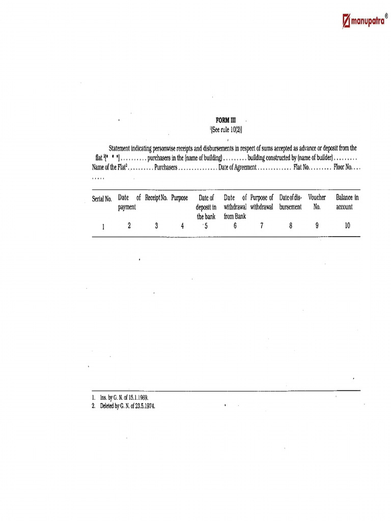 Form III | PDF