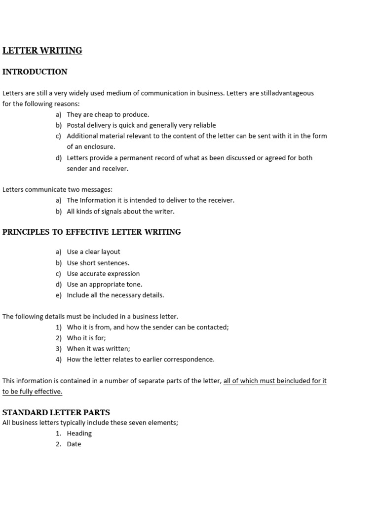 Letter Writing (2) | PDF | Written Communication