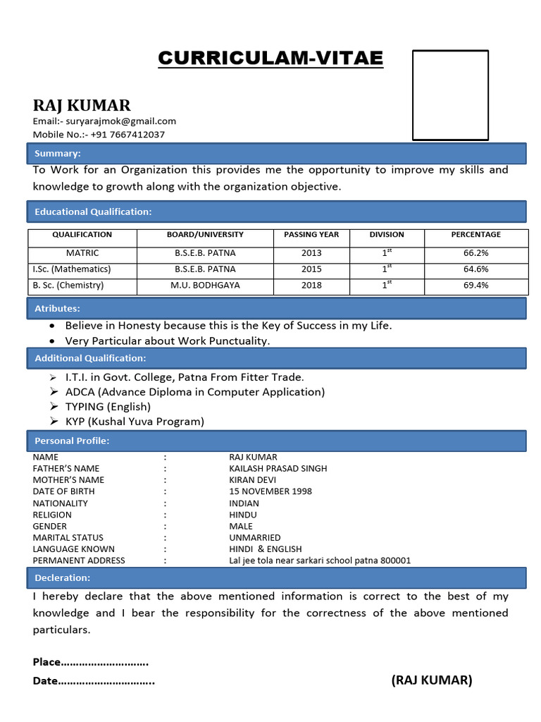Raj Resume New - pdf2024 | PDF