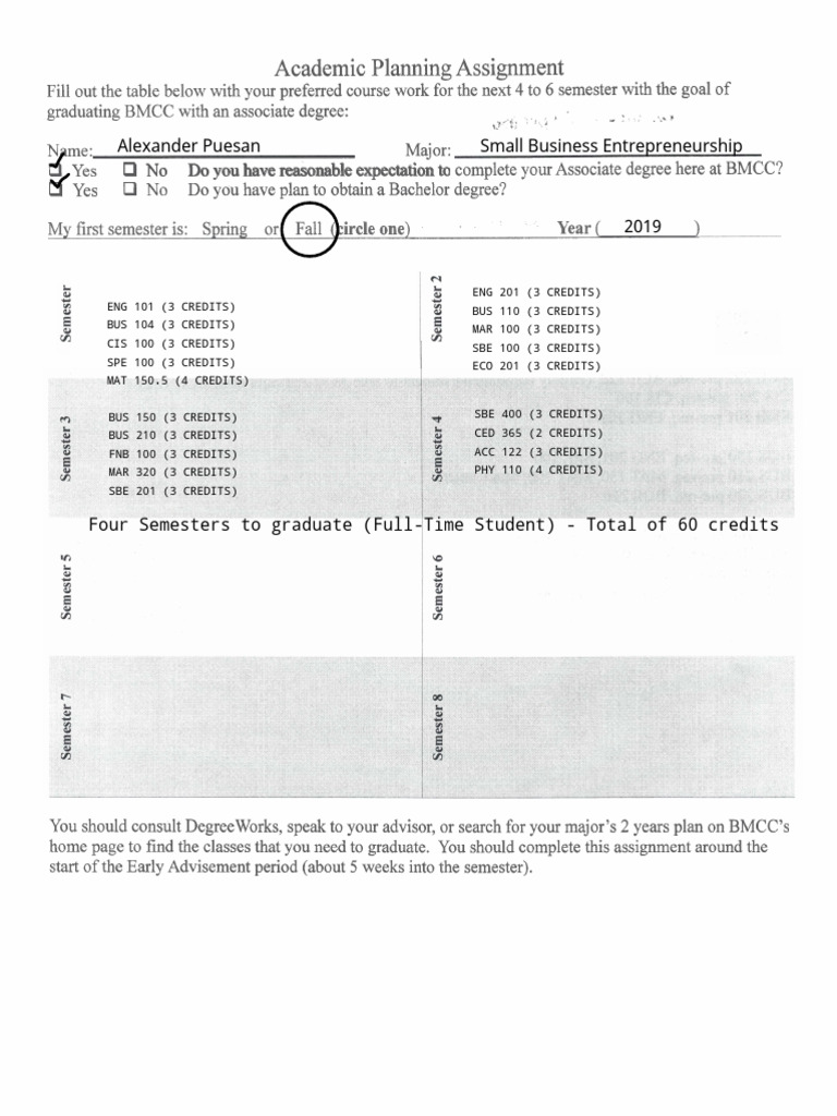 Academic Planning - Curriculum Assignment (1) - Edited | PDF ...