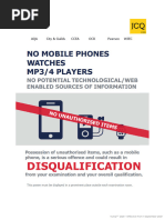 Invigilator Checklist for Exams | PDF | Computing