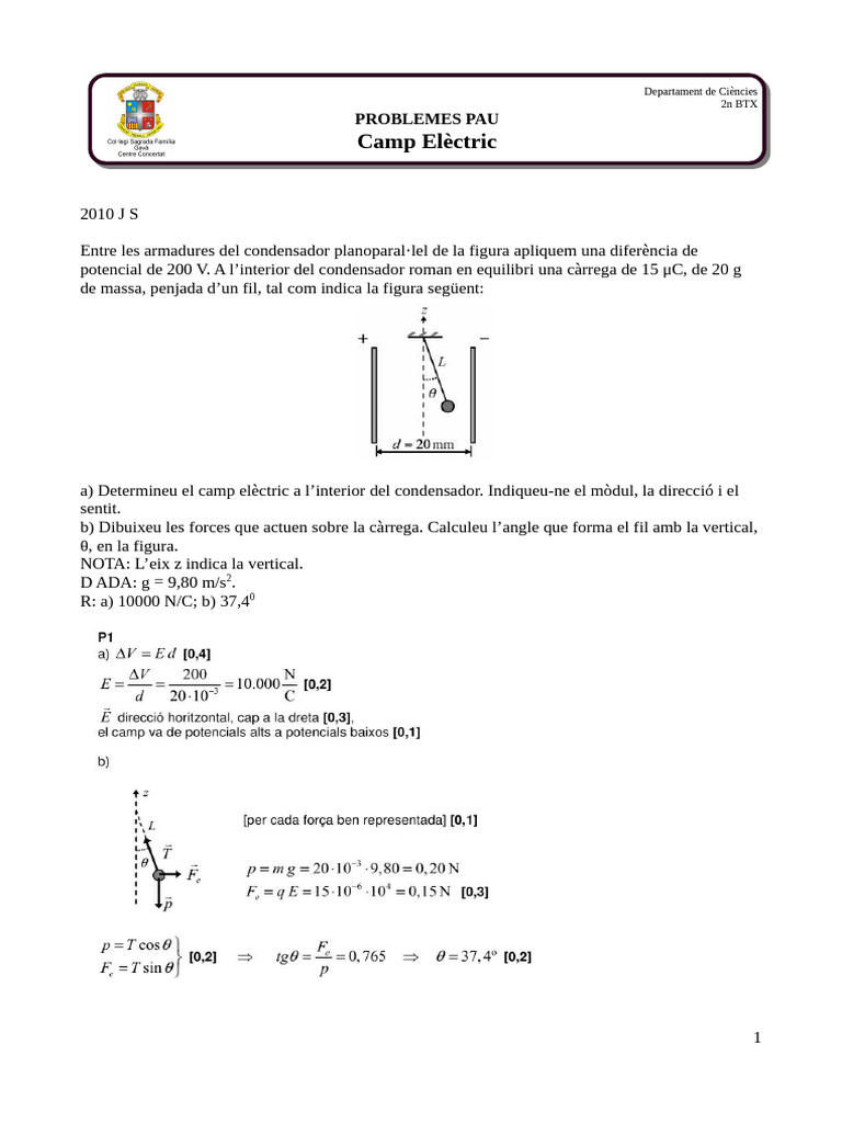 PAU T2 Electro 2021 SOL | PDF