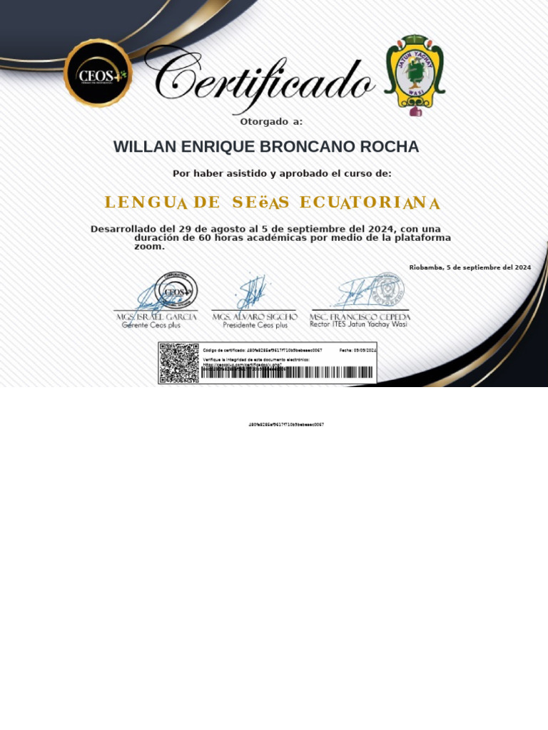 Willan Enrique Broncano Rocha-2024!09!09 | PDF