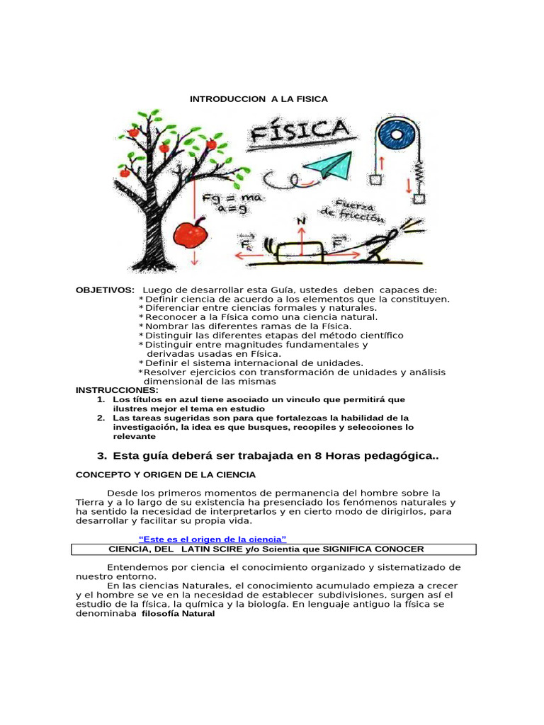 1 Física Introducción Al Estudio de La Fisica | PDF | Física | Science