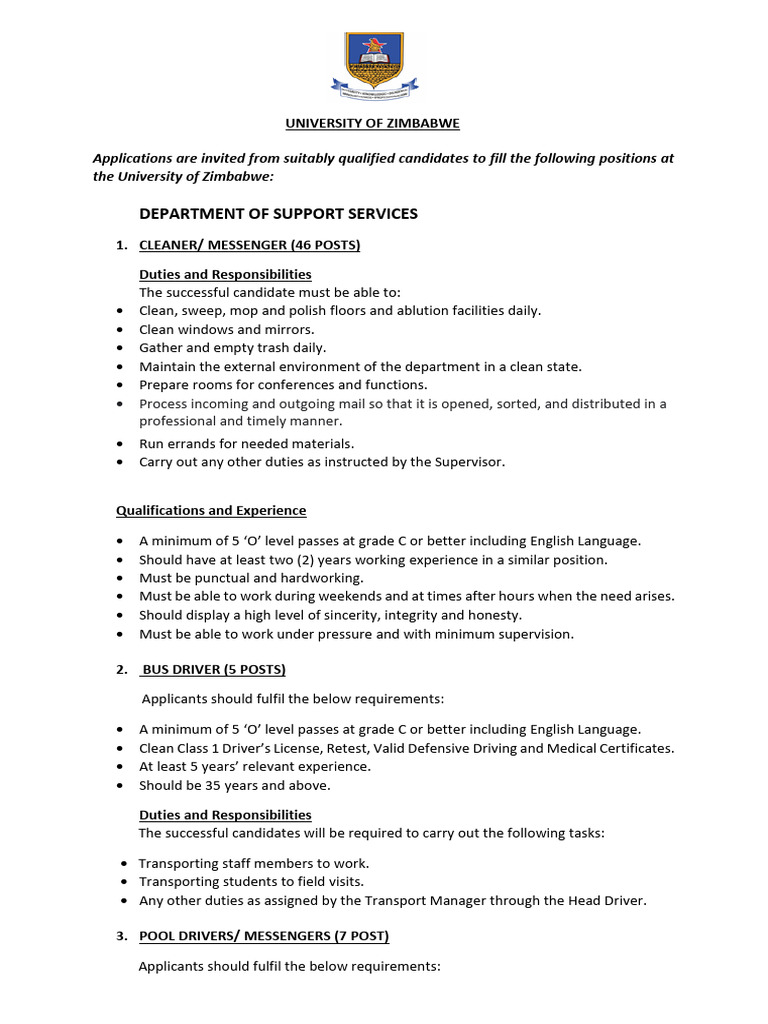 Advert Messenger-Cleaner-Drivers January 2025 | PDF | Driver's License