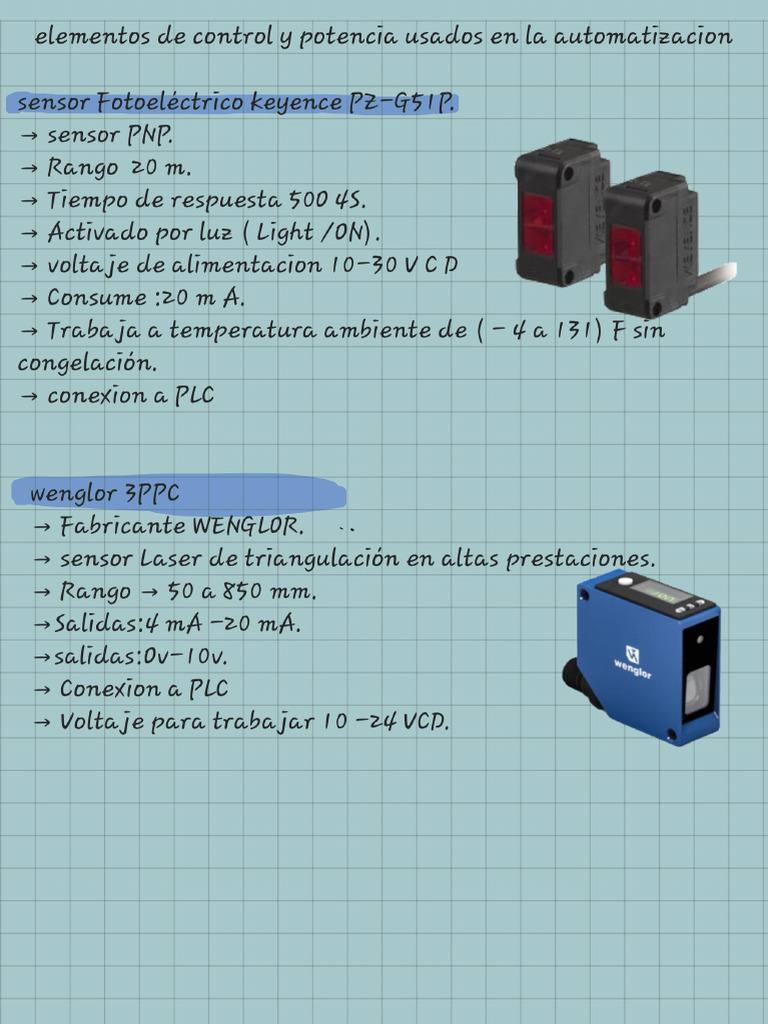 Elementos de Control y Potencia Usados Enla Auto - 240317 - 000819 | PDF