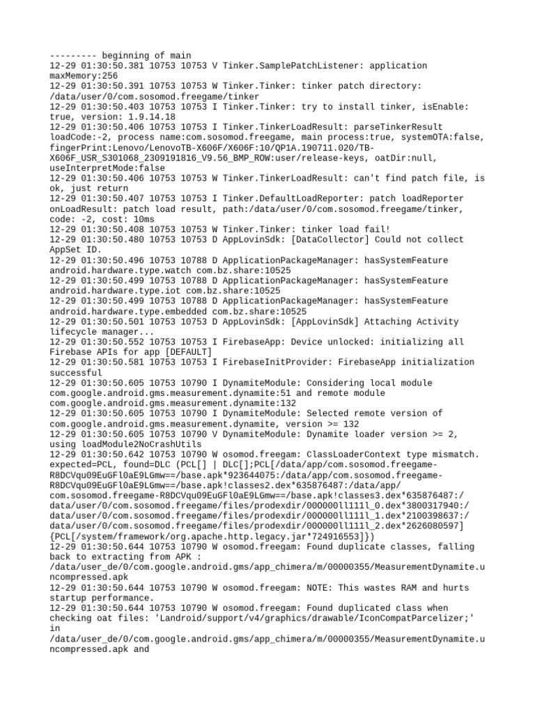 Tinker Patch Installation Log | PDF | Android (Operating System ...