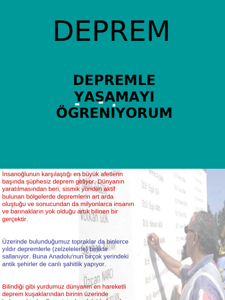 Deprem | PDF