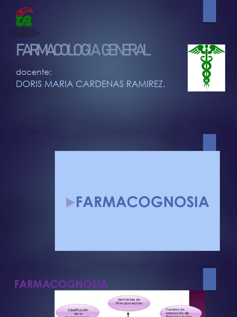 Farmacognosia | PDF | Farmacología | Farmacognosia
