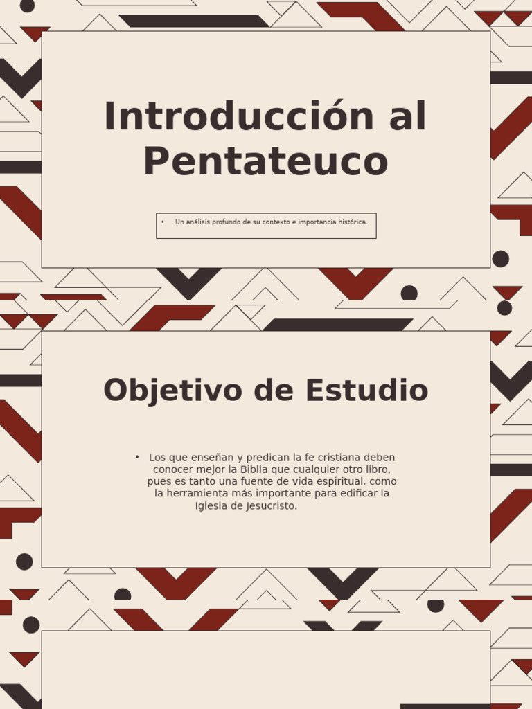 INTRODUCCION PENTATEUCO | PDF | Tora | Libro de levítico