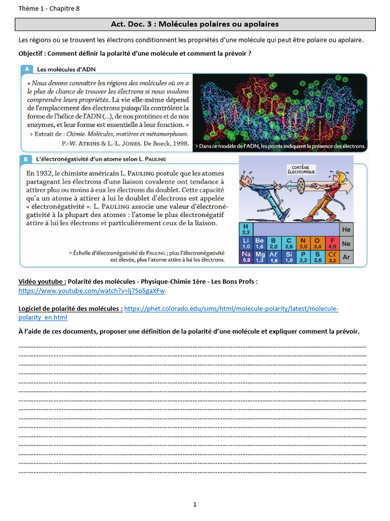 Act Doc 3 - La Polarité | PDF