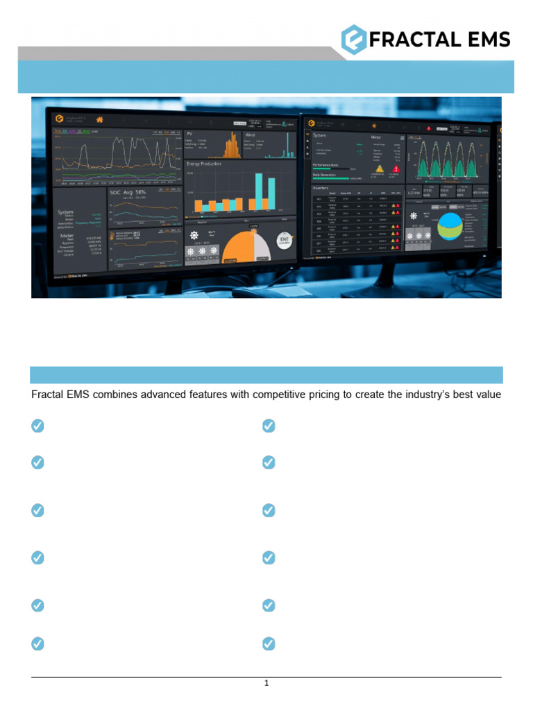 Fractal EMS Short Brochure V2024!04!01 | PDF | Power Inverter | Computing