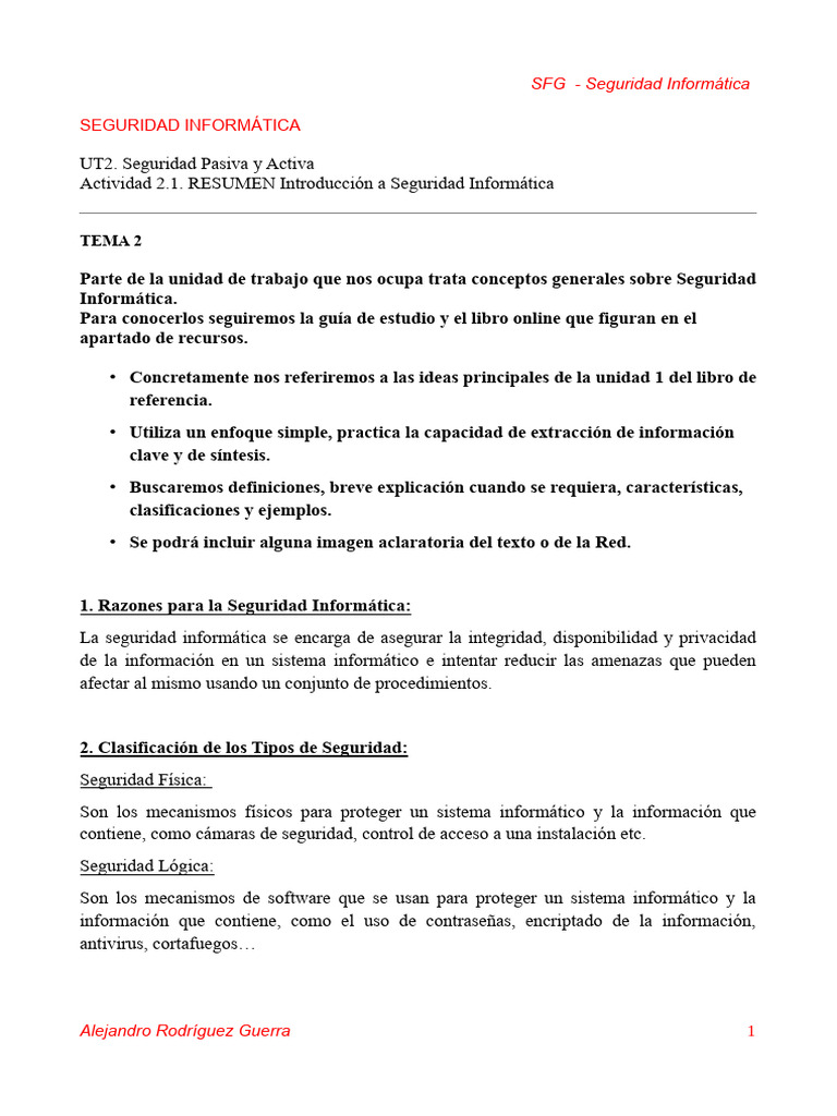 SGF A2.1_AlejandroRodriguez | PDF | La seguridad informática | Seguridad