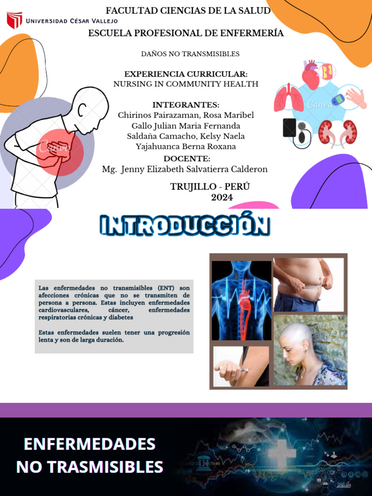 Daños No Transmisibles - 20240822 - 102147 - 0000 | PDF | Cáncer | Enfermedades cardiovasculares